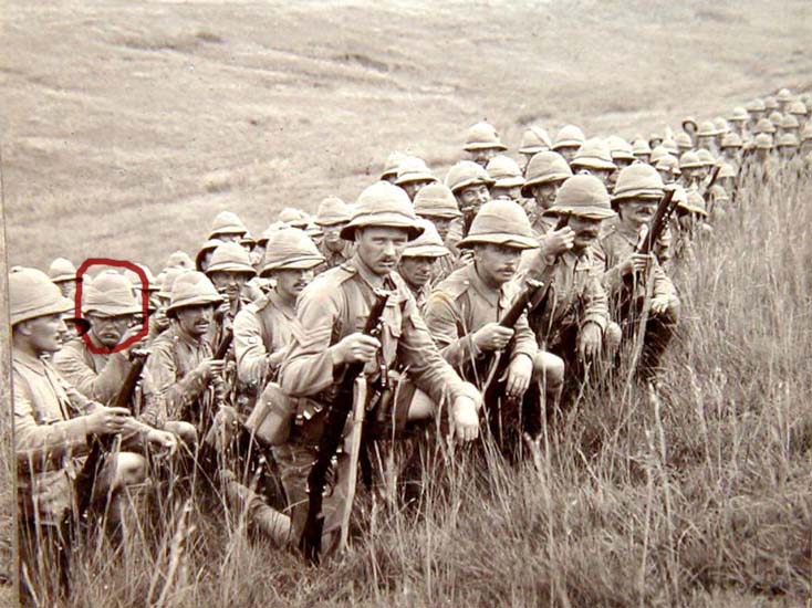2nd Bn XX The Lancashire Fusiliers. South Africa